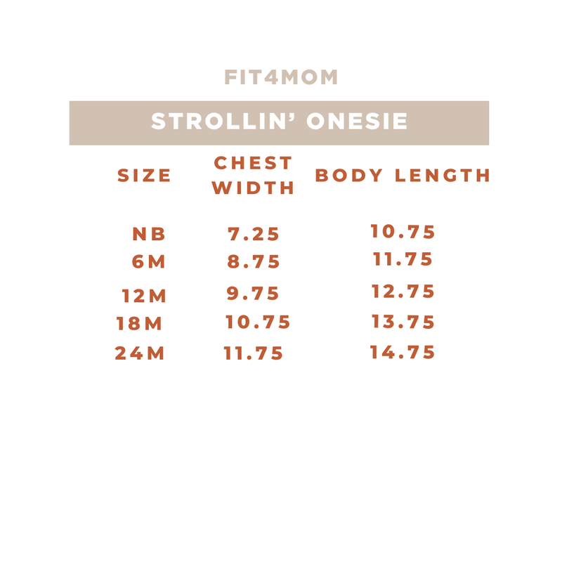Strollin' Onesie – FIT4MOM